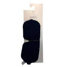AUDEN JERSEY QUILTED EYE MASK 1 count "Navy Blue" – Volusia Coupon Queens